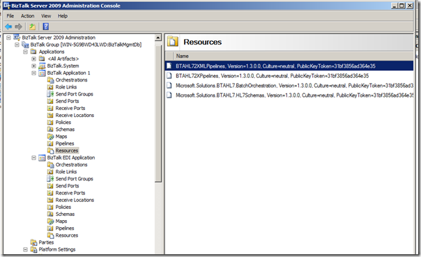 Hl7 Accelerator On My Biztalk Server 2009 Sandbox Machine 